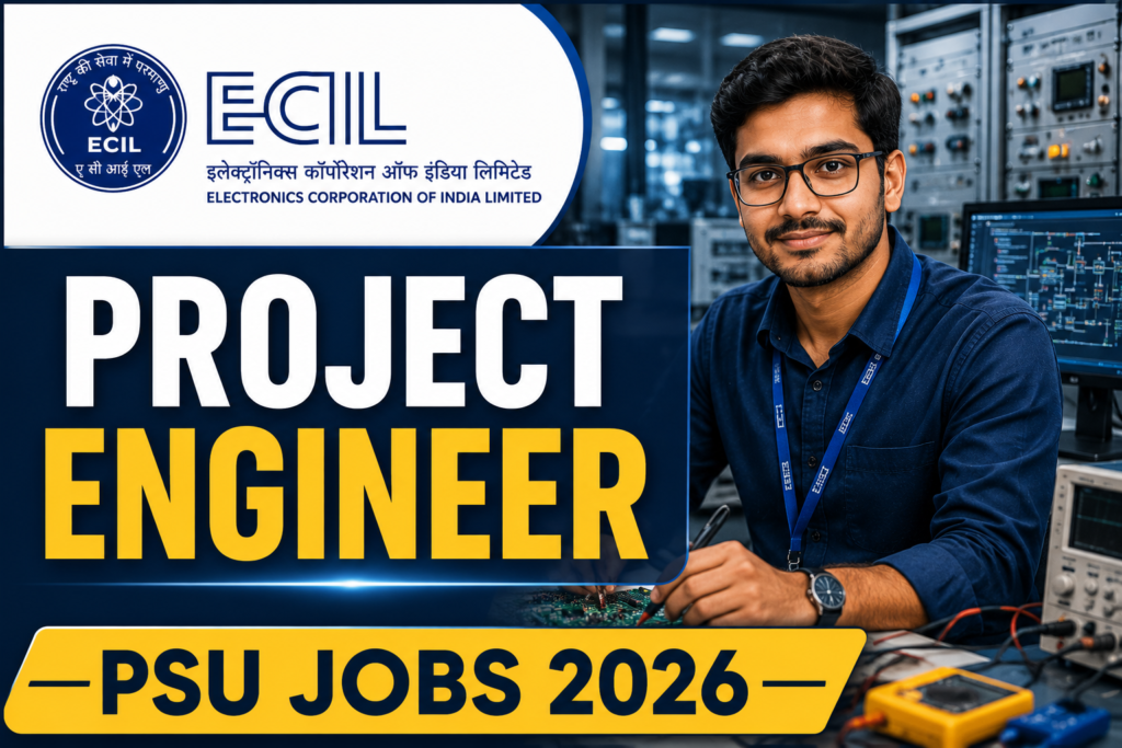 ECIL Recruitment 2026: 21 Project Engineer Posts