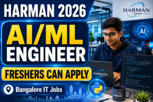HARMAN Recruitment 2026: Associate Engineer AI/ML Jobs for Freshers