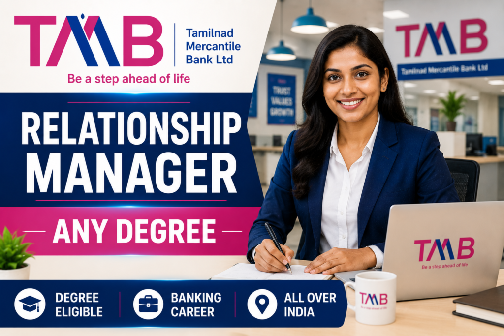 TMB Bank Recruitment 2026 – Apply Online for Relationship Manager Posts